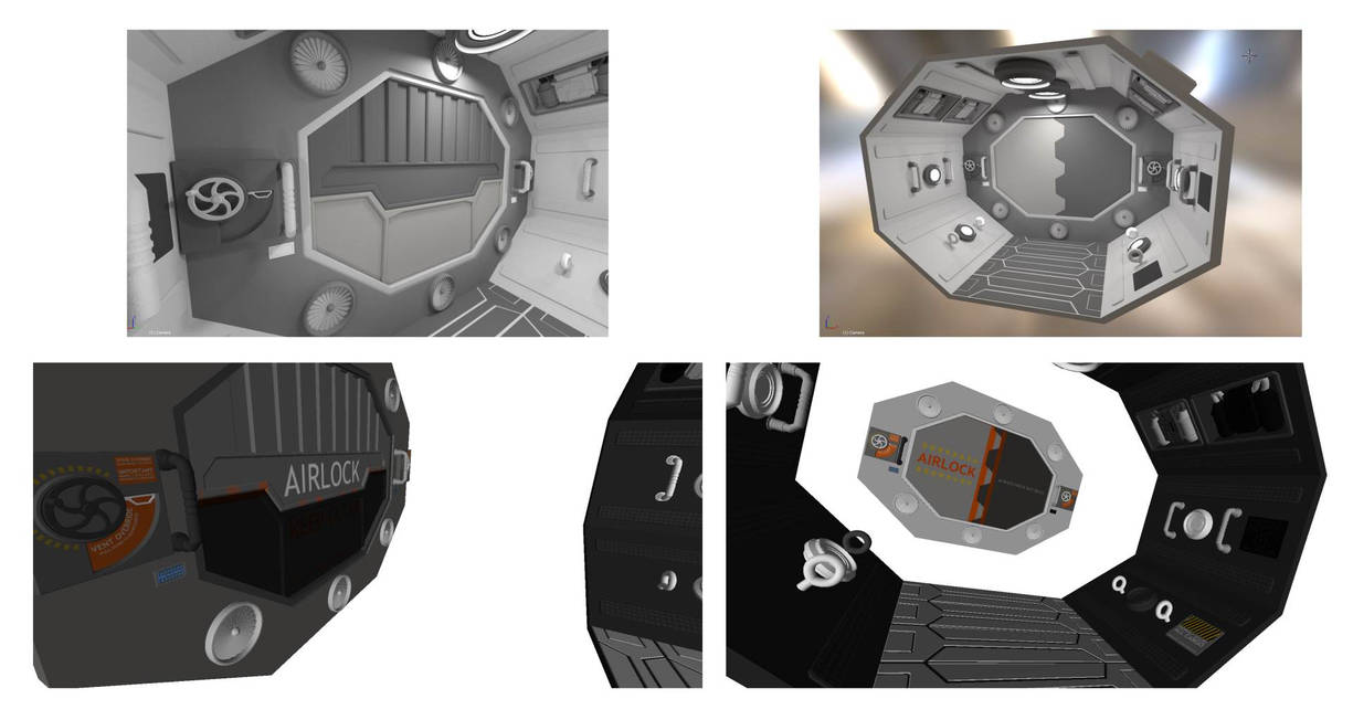 MBE Shuttle Airlock OBJ by dmaland on DeviantArt