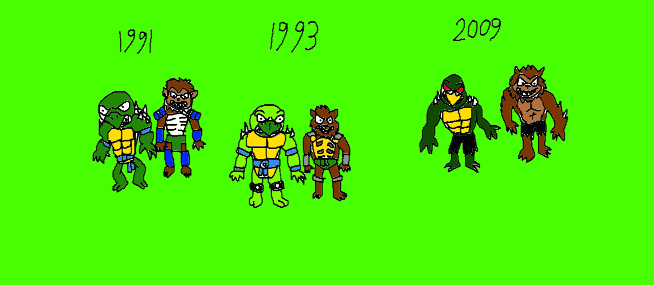 The Many Faces of Tokka and Rahzar by LuciferTheShort on DeviantArt