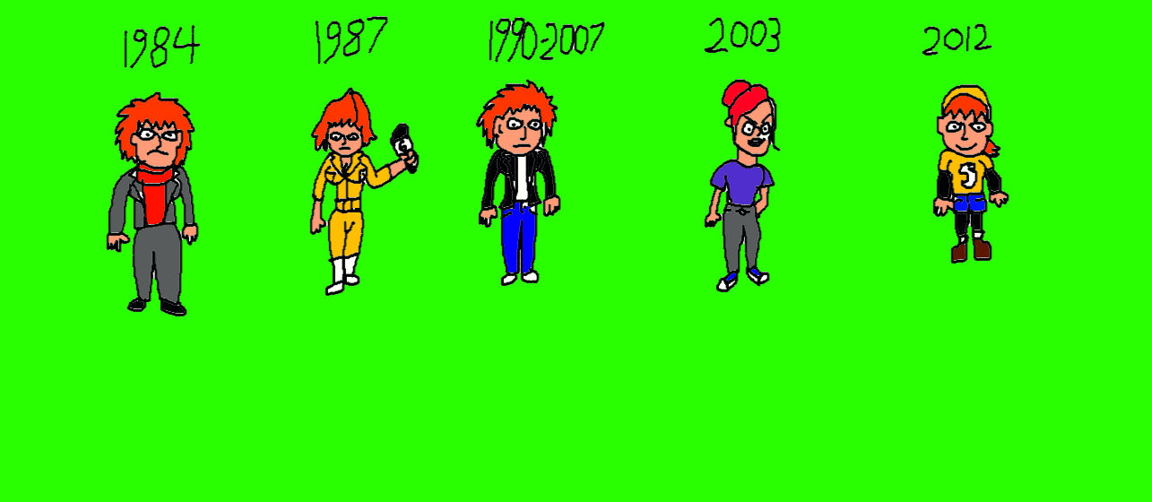 The Many Faces of April O'Neil by LuciferTheShort on DeviantArt