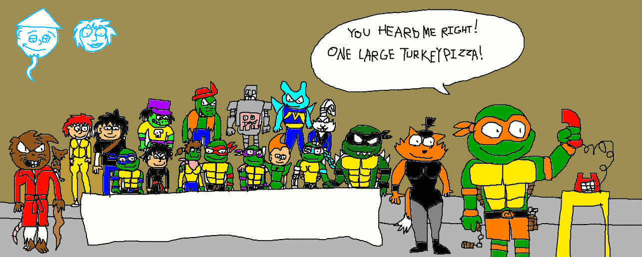 TMNT Thanksgiving by LuciferTheShort on DeviantArt