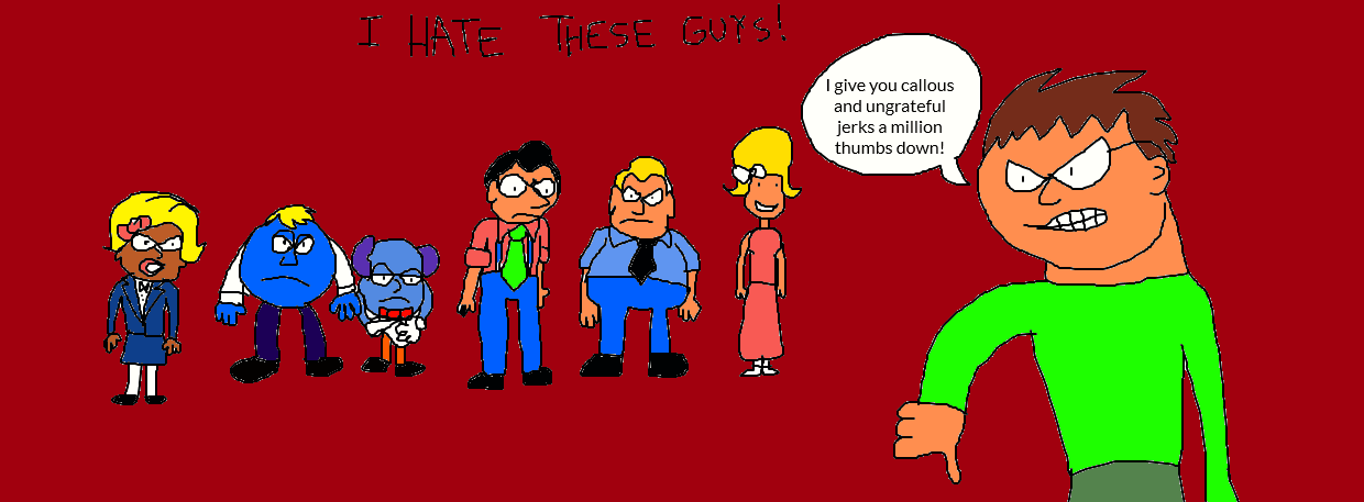 Characters I Dislike by LuciferTheShort on DeviantArt