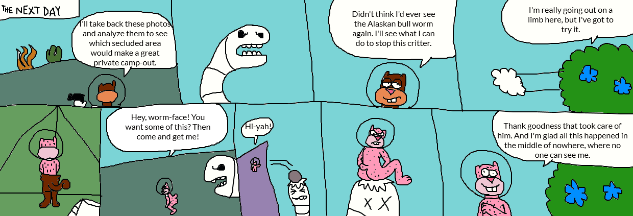 Sandy Cheeks: Karate Adventure Page 2 by LuciferTheShort on DeviantArt