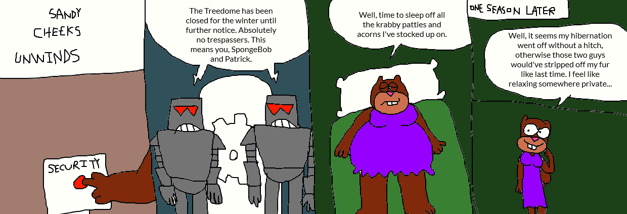 Sandy Cheeks Hibernation