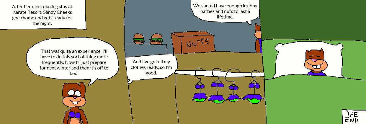 Sandy Cheeks Karate Resort Page 4 Finale By Lucifertheshort On Deviantart