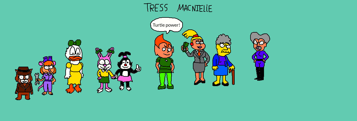 Tress Macneille Characters