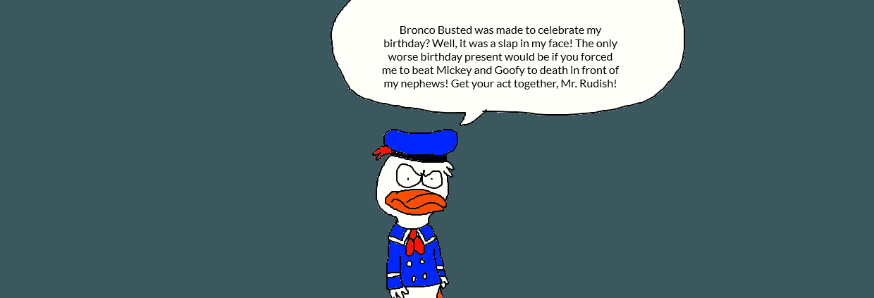 Donald Duck Hates his Birthday Present by LuciferTheShort on DeviantArt