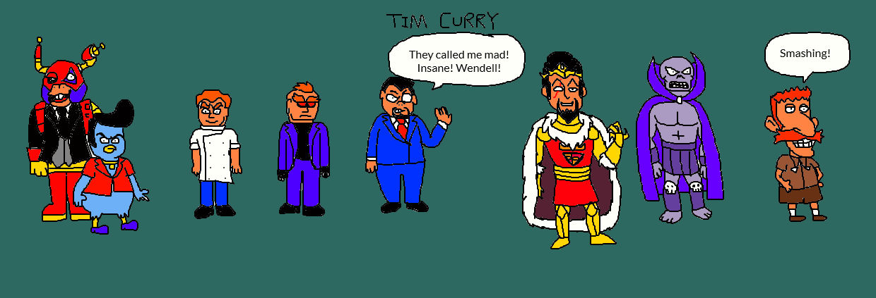 My Top 20 Voice Actors 20: Tim Curry by LuciferTheShort on DeviantArt