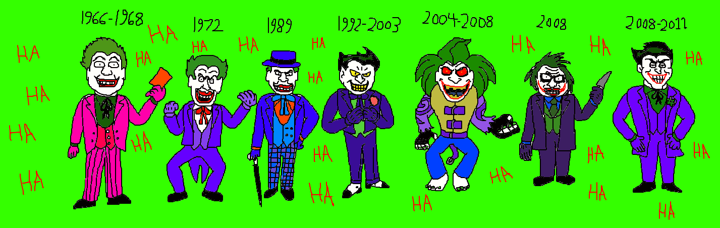 The Many Faces Of The Joker By Lucifertheshort On Deviantart