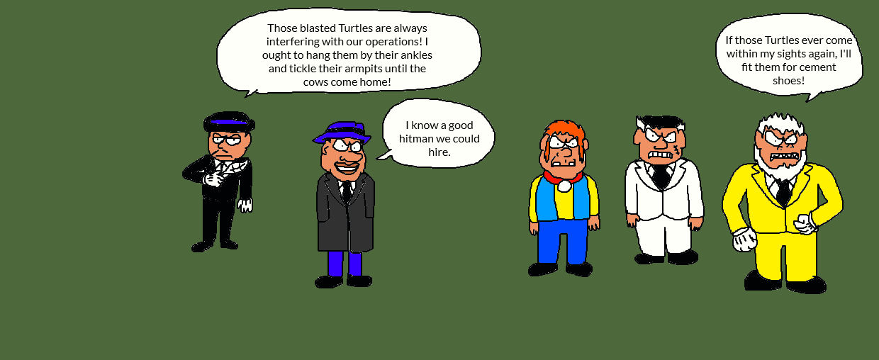 TMNT Gangsters by LuciferTheShort on DeviantArt
