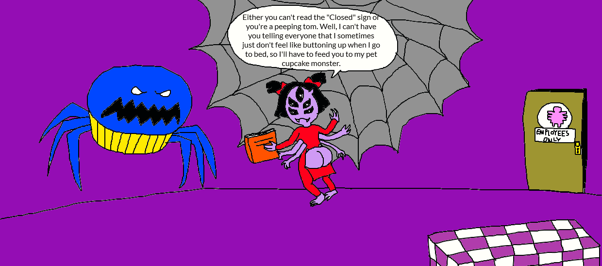 Muffet's Tuffet by LuciferTheShort on DeviantArt