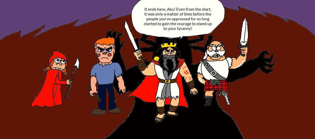 Aku's Last Stand by LuciferTheShort on DeviantArt