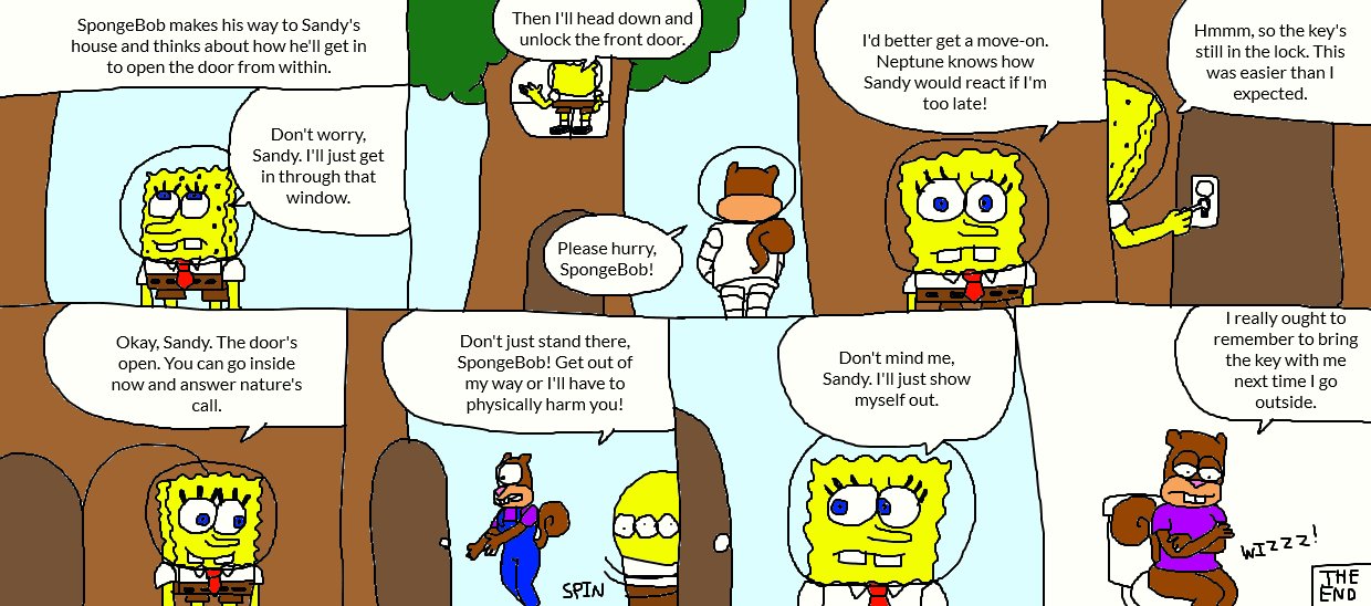 Sandy's Potty Emergency Page 2 (Finale) by LuciferTheShort on DeviantArt