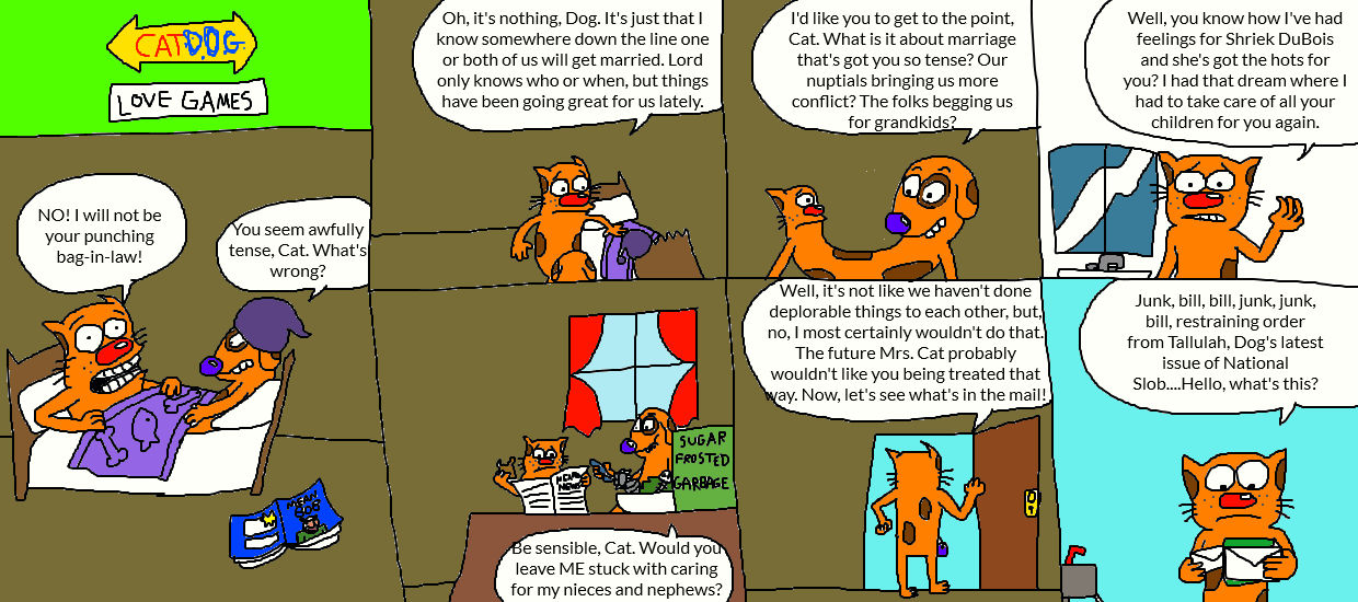 CatDog: Love Games Page 1 by LuciferTheShort on DeviantArt
