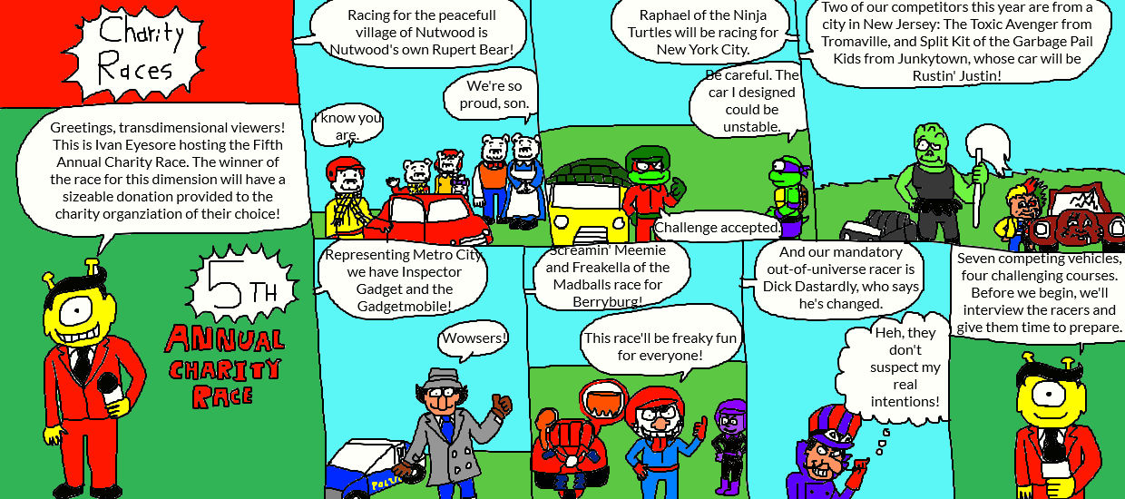 Charity Races Page 1 by LuciferTheShort on DeviantArt