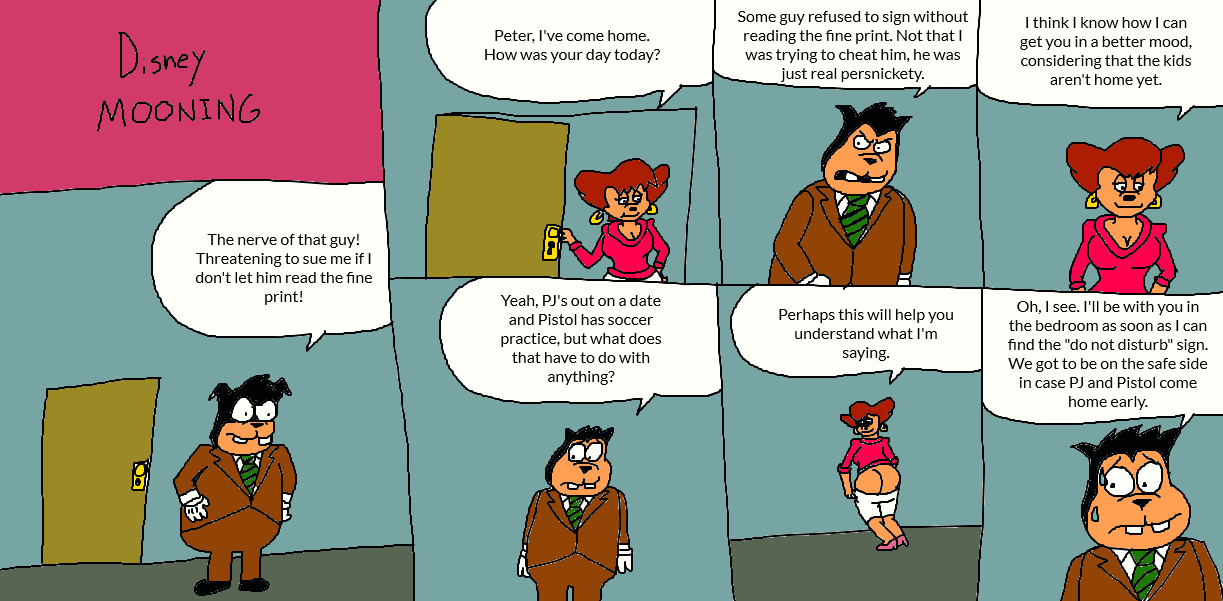 Disney Mooning Page 1 by LuciferTheShort on DeviantArt