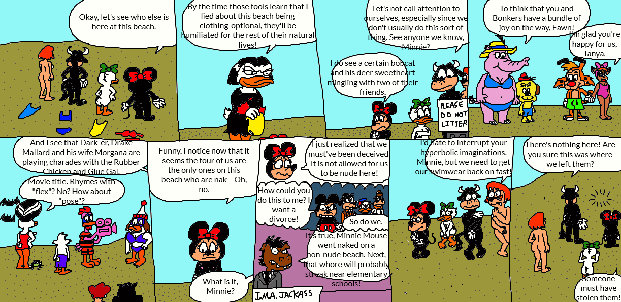 Not a Stitch at the Beach Page 2 by LuciferTheShort on DeviantArt