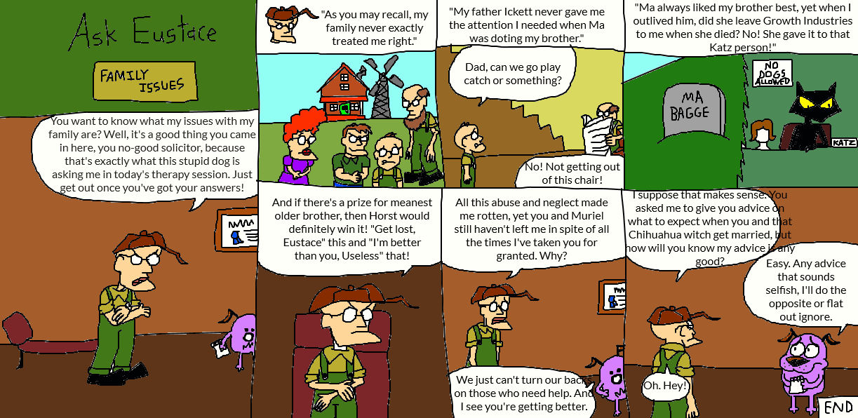 Ask Eustace: Family Issues by LuciferTheShort on DeviantArt