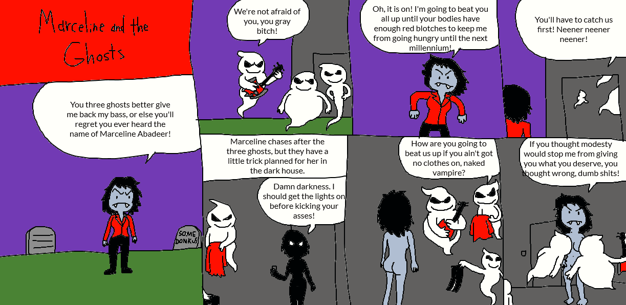 Marceline and the Ghosts Page 1 by LuciferTheShort on DeviantArt
