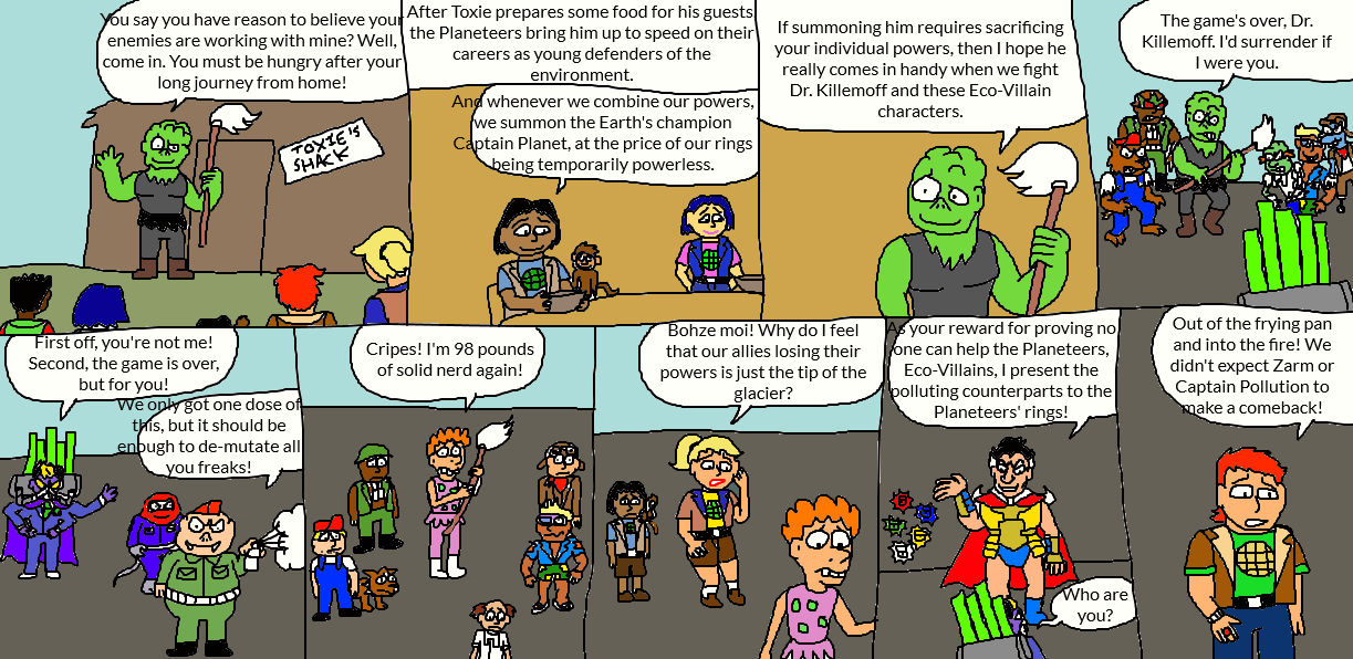 Planeteers Meet Crusaders Page 3 by LuciferTheShort on DeviantArt