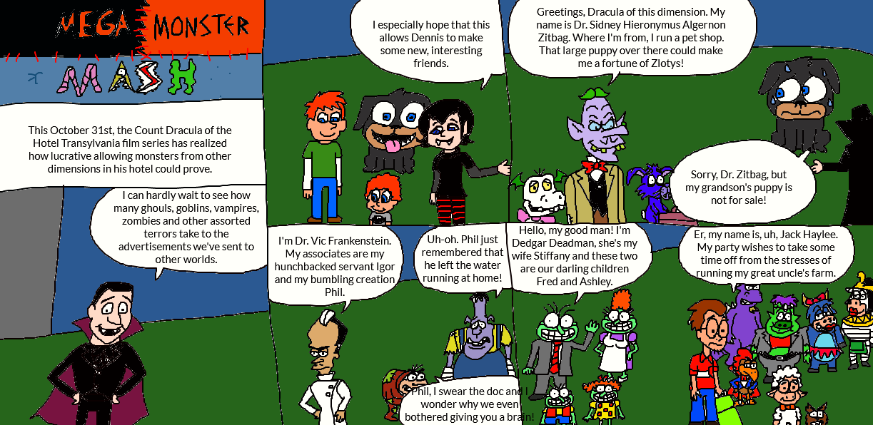 Mega Monster Mash Page 1 by LuciferTheShort on DeviantArt