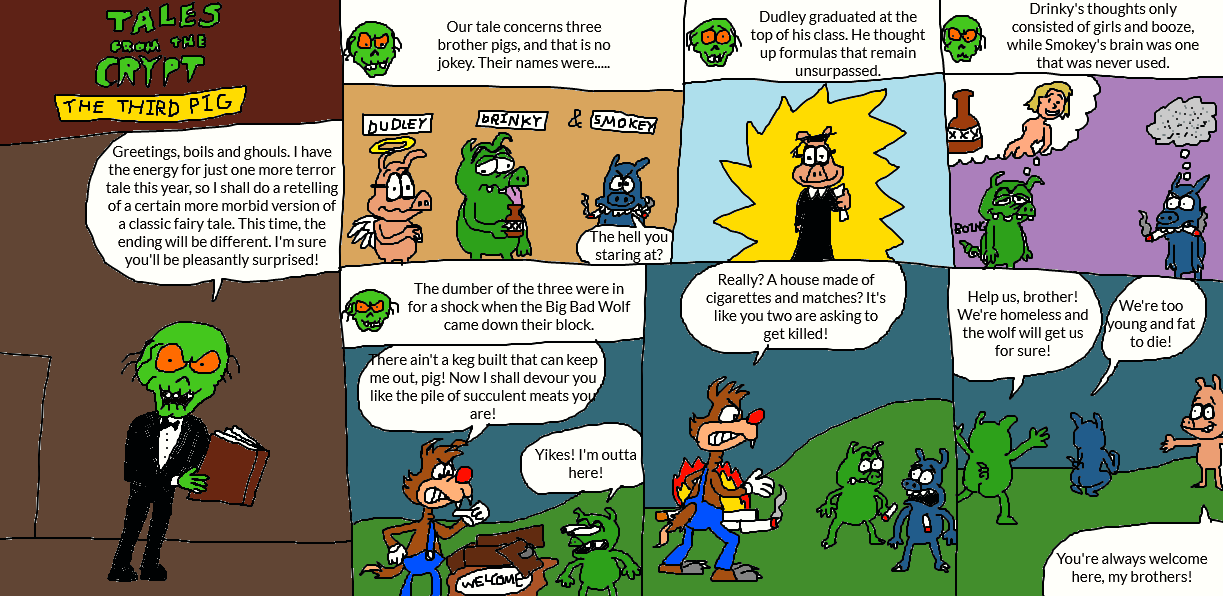 The Third Pig Page 1 by LuciferTheShort on DeviantArt