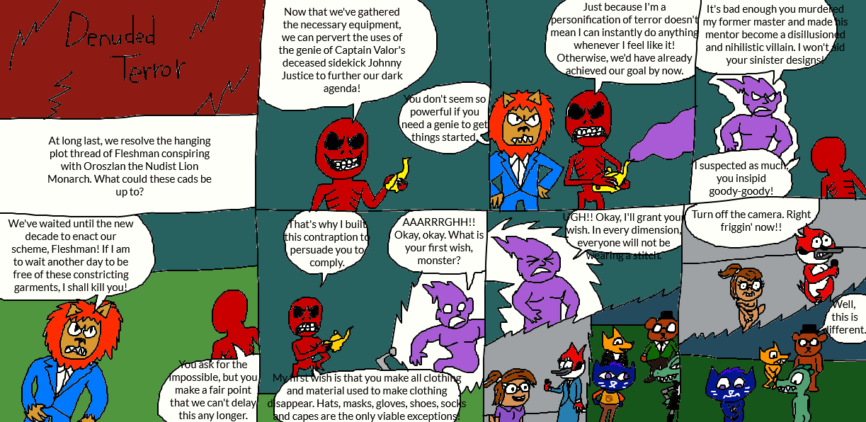 Denuded Terror Page 1 by LuciferTheShort on DeviantArt