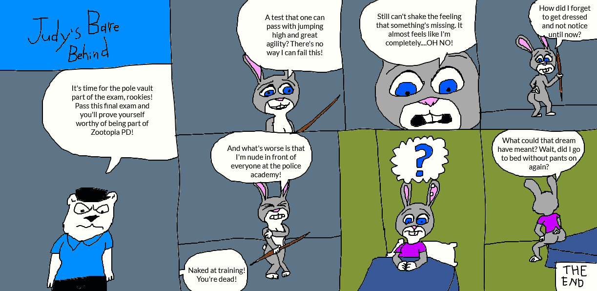 Judy's Bare Behind by LuciferTheShort on DeviantArt