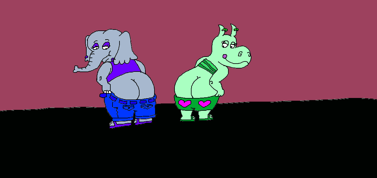 Candy and Mandy Mooning by LuciferTheShort on DeviantArt