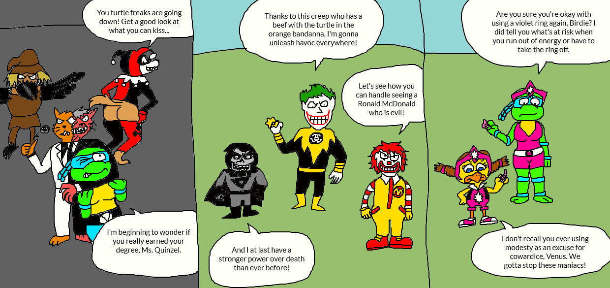 Crossover Comic Proof of Concept by LuciferTheShort on DeviantArt