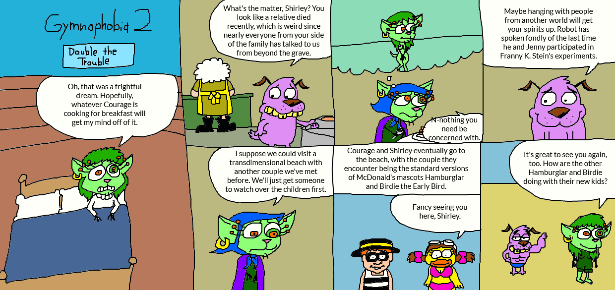 Gymnophobia 2: Double the Trouble Page 1 by LuciferTheShort on DeviantArt
