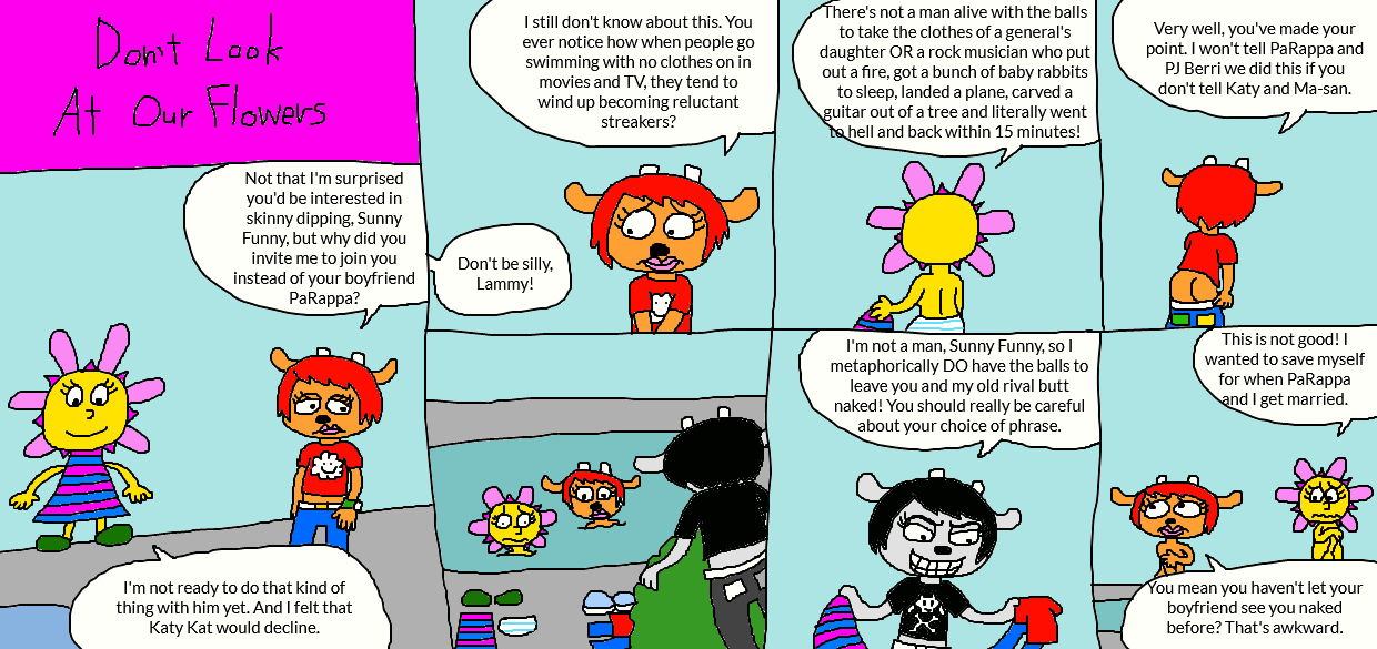 Don't Look At Our Flowers Page 1 by LuciferTheShort on DeviantArt