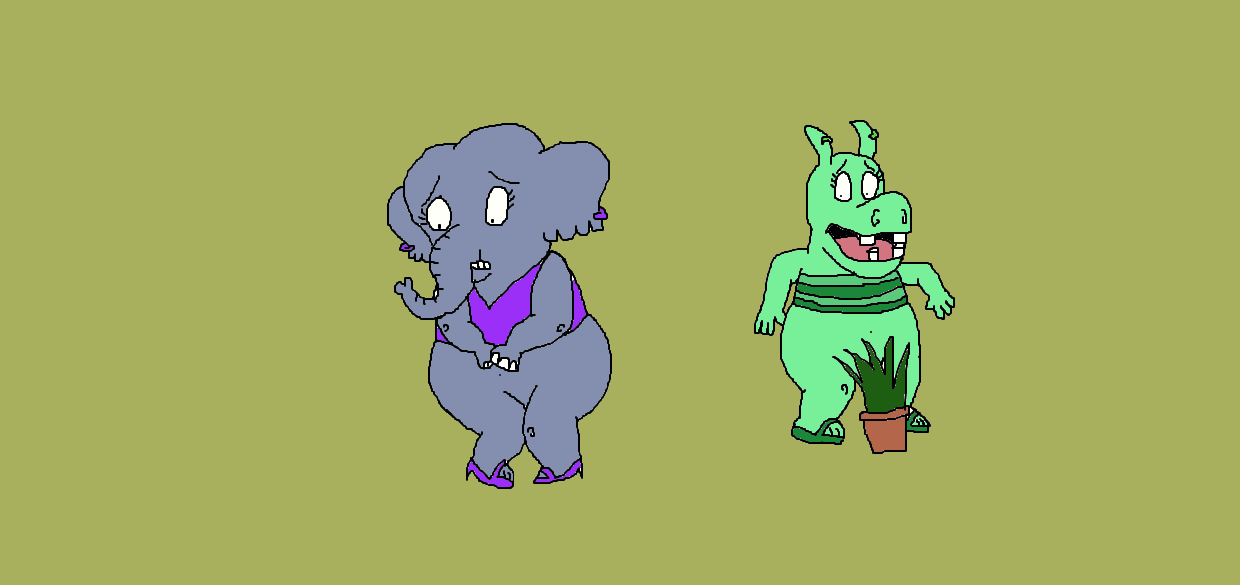 Candy and Mandy Lost Their Pants by LuciferTheShort on DeviantArt