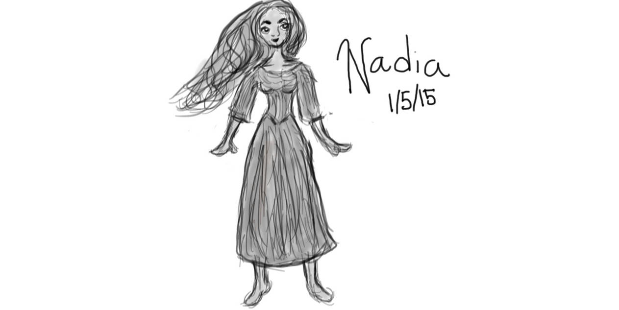 Nadia Full Body Quick Sketch by Chavaleigh on DeviantArt