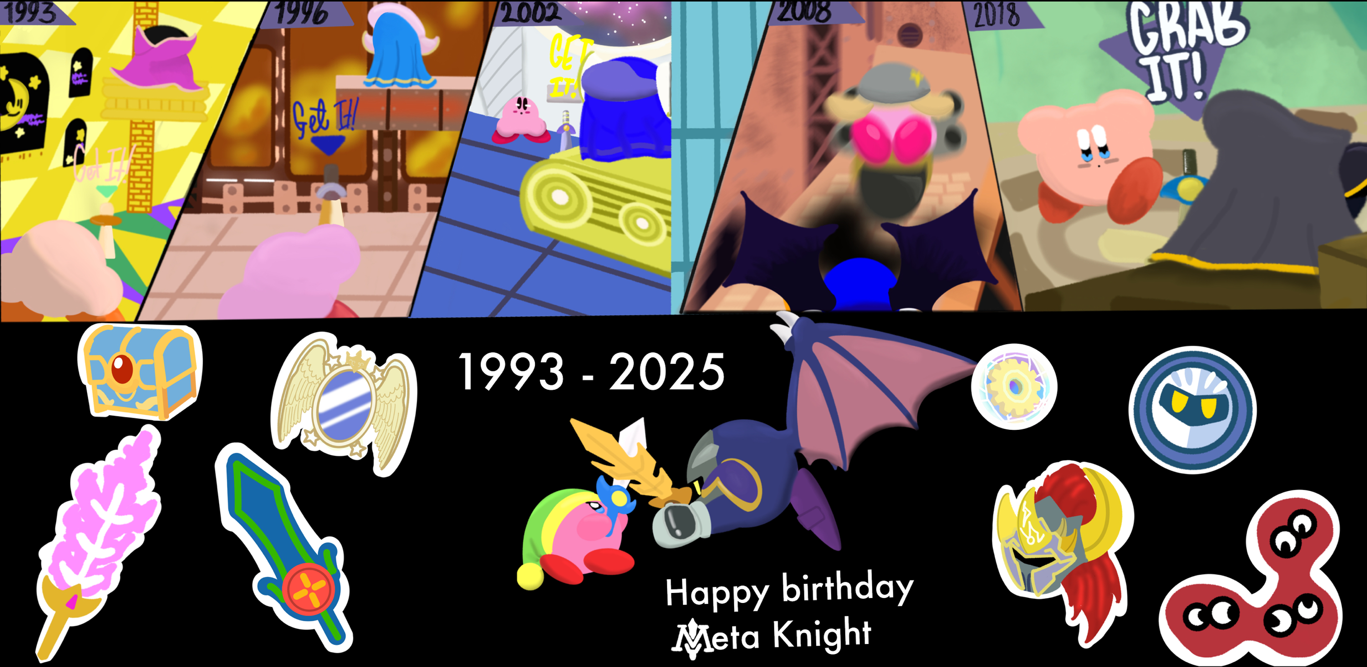 Meta Knight 32nd Birthday! by eternalecho86 on DeviantArt