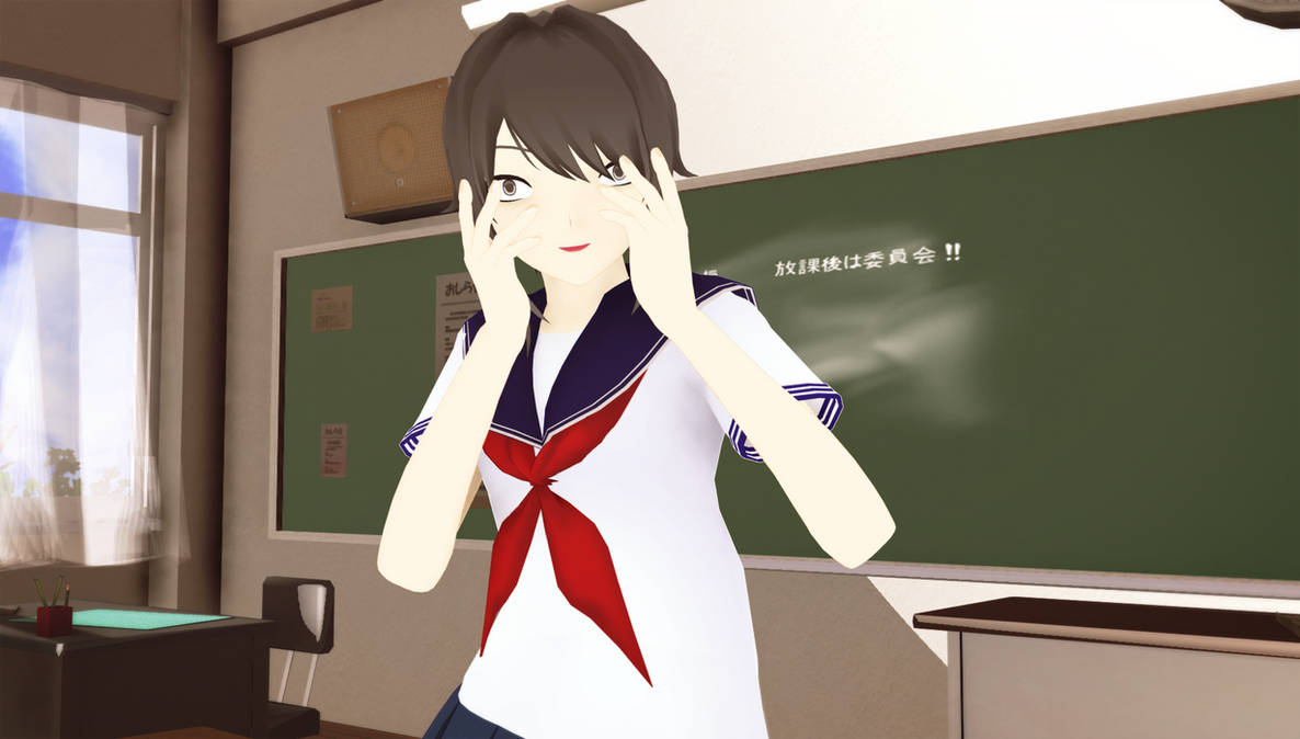 MMD Yandere-chan (Ayano Aishi) model! DL by BKgirl483 on DeviantArt