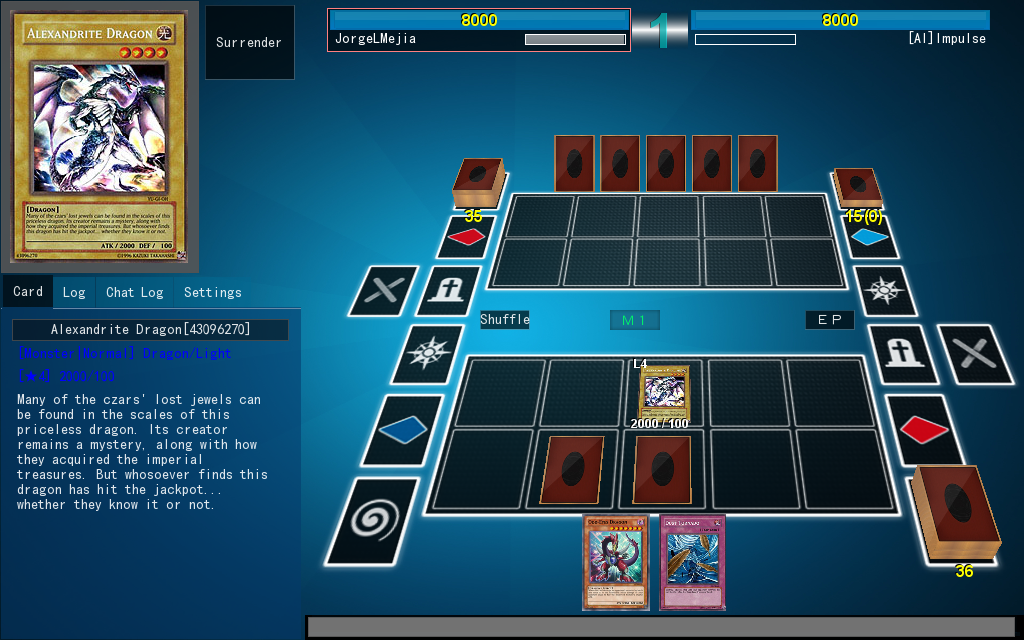 YGOPro Blue Shine Theme Edited by Jorge L. Mejia by JorgeLMejia on ...