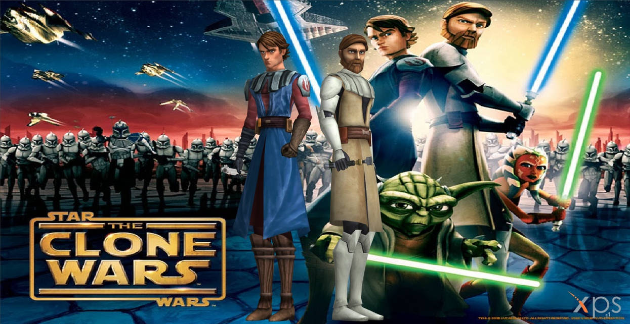TCW Anakin and Obi Wan Kenobi by BlinkJisooXPS on DeviantArt