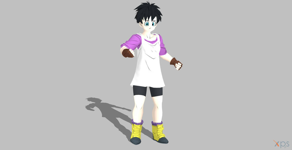 DBFZ Videl (short hair) by BlinkJisooXPS on DeviantArt