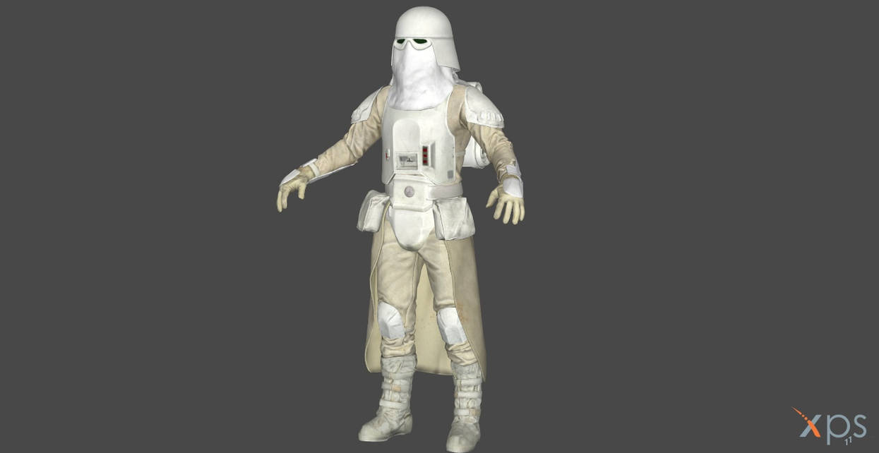 Battlefront 2 Snowtrooper (unfinished) by BlinkJisooXPS on DeviantArt