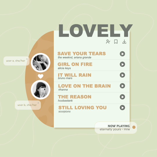 * lovely / playlist template by rgnaroc on DeviantArt
