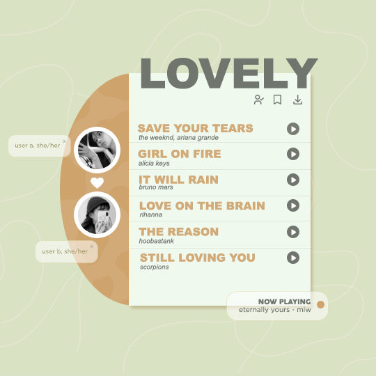 * lovely / playlist template by rgnaroc on DeviantArt