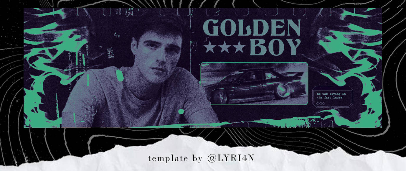 Header Template // Fast Times by lyri4n on DeviantArt