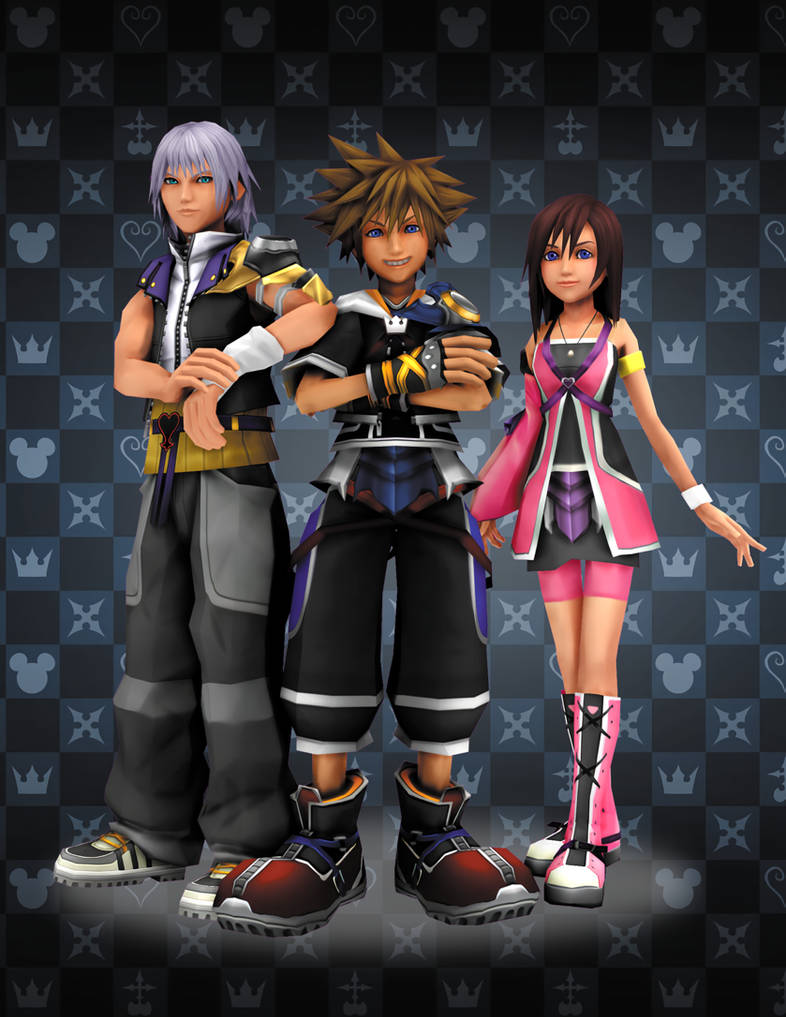 HD KH3 Destiny Islands Trio DL by Riu-yuri on DeviantArt