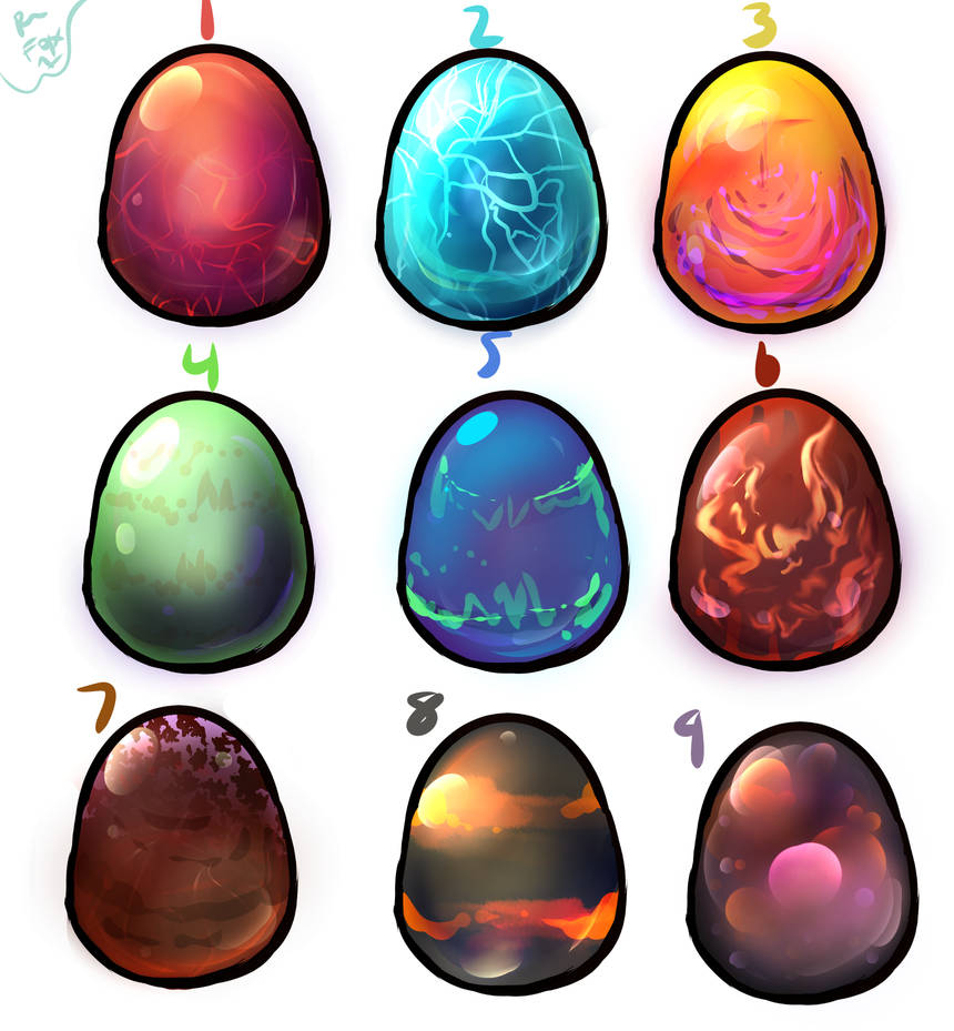 Egg Batch 2 CLOSED SO SORRY by R00ND0G on DeviantArt