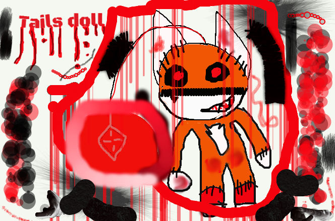 Tails doll and blood by Bluemoon4444 on DeviantArt