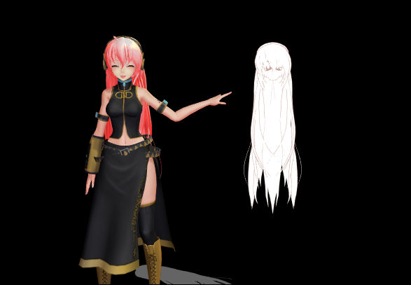 Hair Luka Tda by danielmmd on DeviantArt