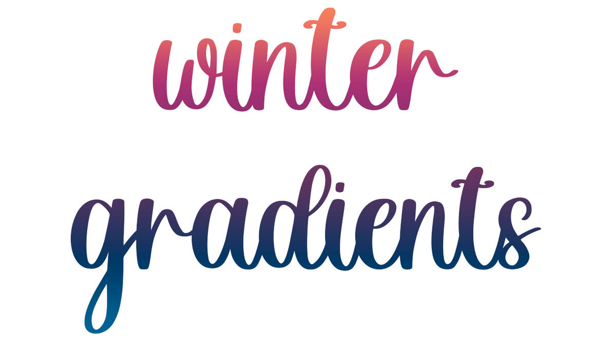 Winter Gradients by ksion1707 on DeviantArt