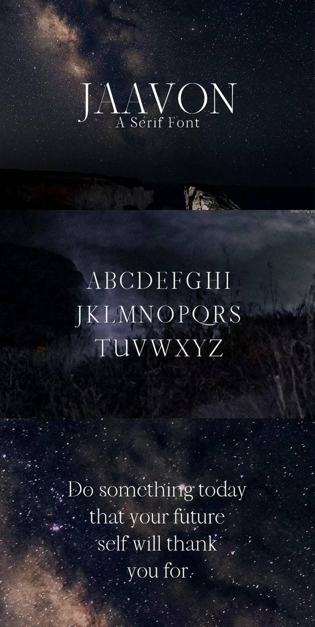Free Jaavon Serif Demo Font by Ahsaninspire on DeviantArt
