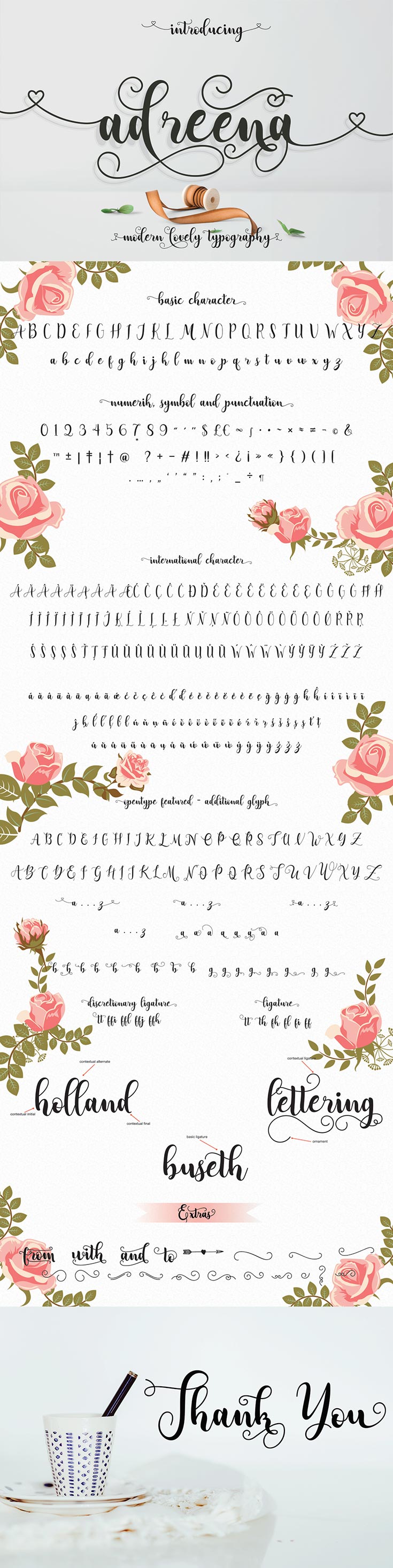 Free Adreena Script Font by Ahsaninspire on DeviantArt