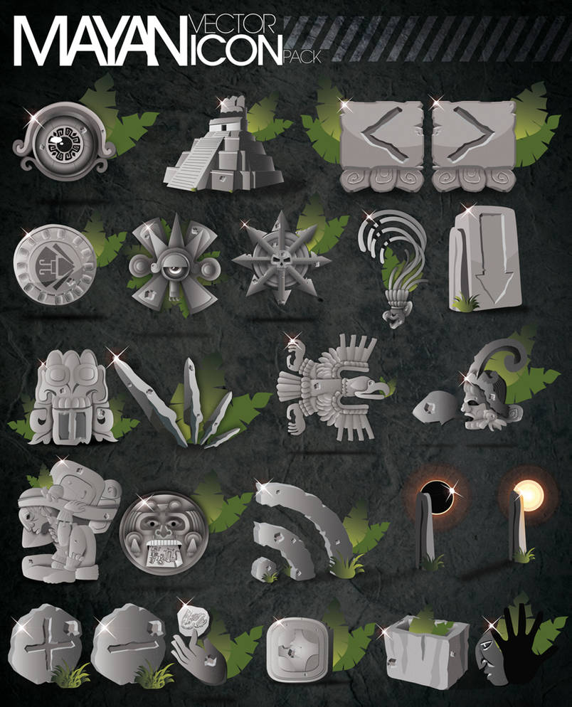 Mayan Vector Icon Pack by kampollo on DeviantArt